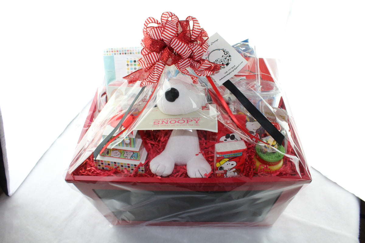 Snoopy Basket – Basketz By Design